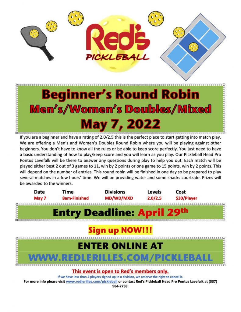 Pickleball | Red Lerilles